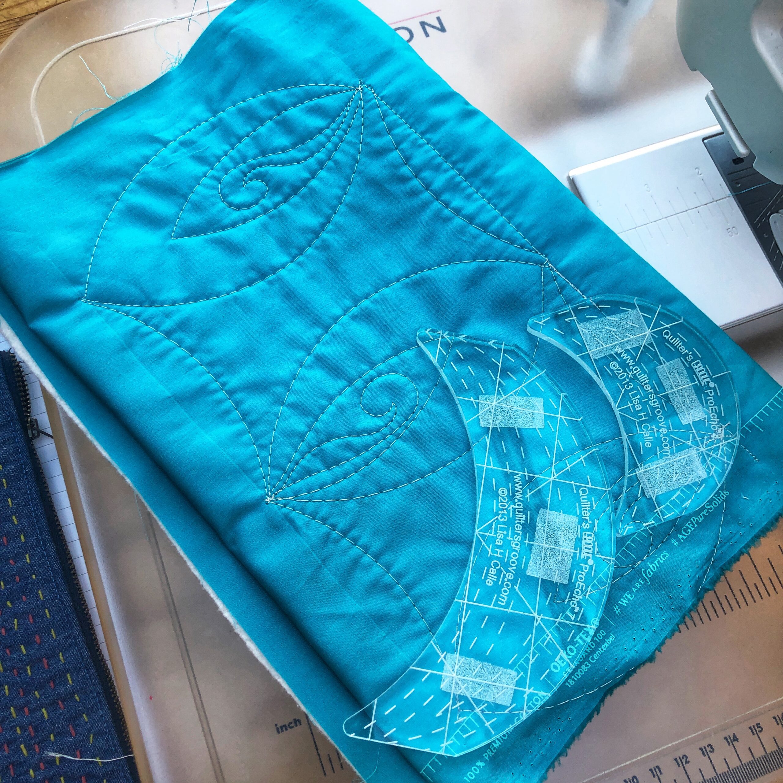 Unlock the Magic of Curved Ruler Quilting | GillyMac Designs ...